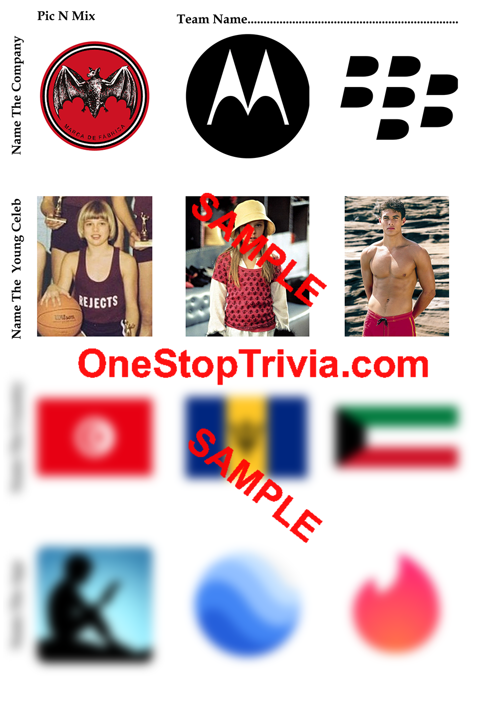 Pre-Prepared Quizzes Ready To Use - One Stop Trivia